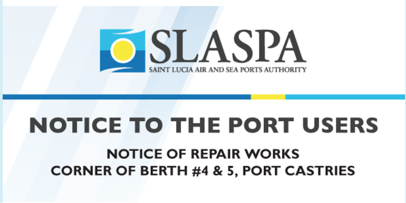 Saint Lucia News - SLASPA notice to port users